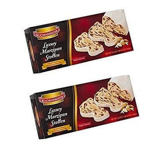 Kuchenmeister Marzipan Stollen in Gift Box, 26 Ounce (Luxury Marzipan ...