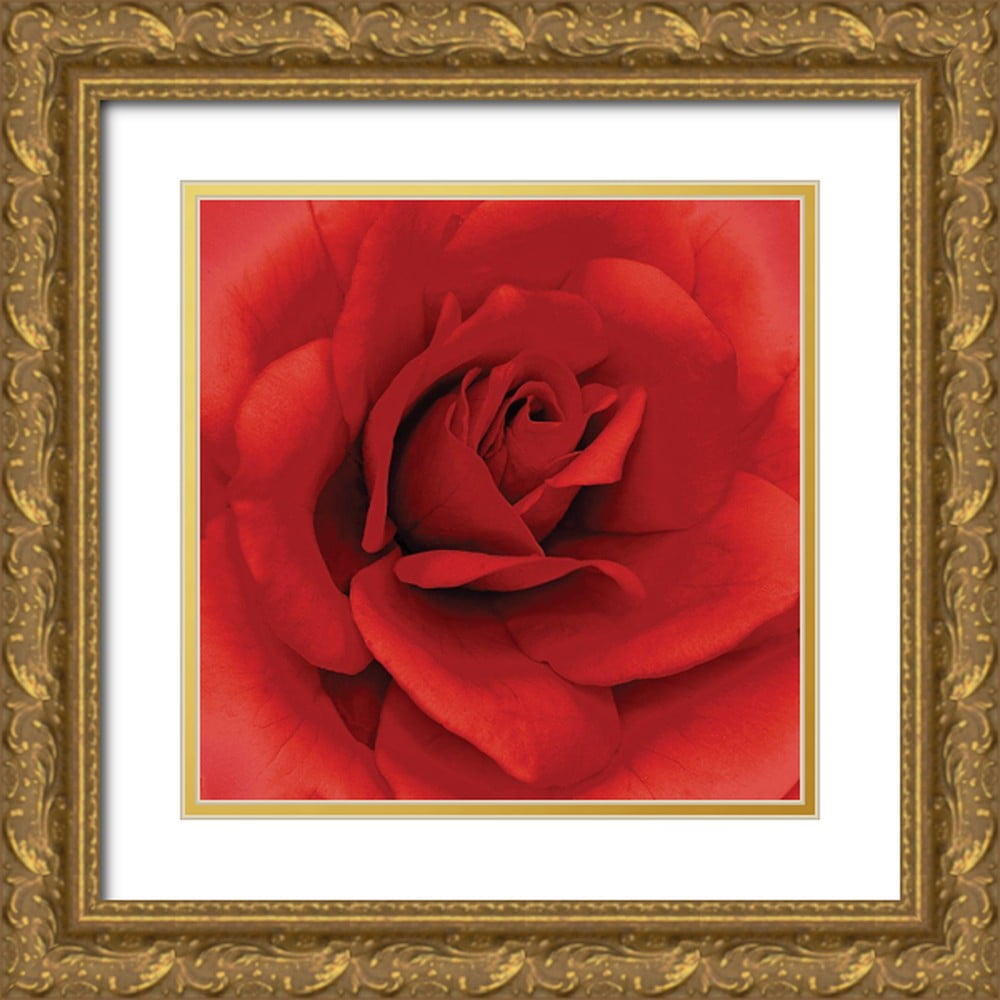 Kuchera, H 12x12 Gold Ornate Wood Framed with Double Matting Museum Art ...