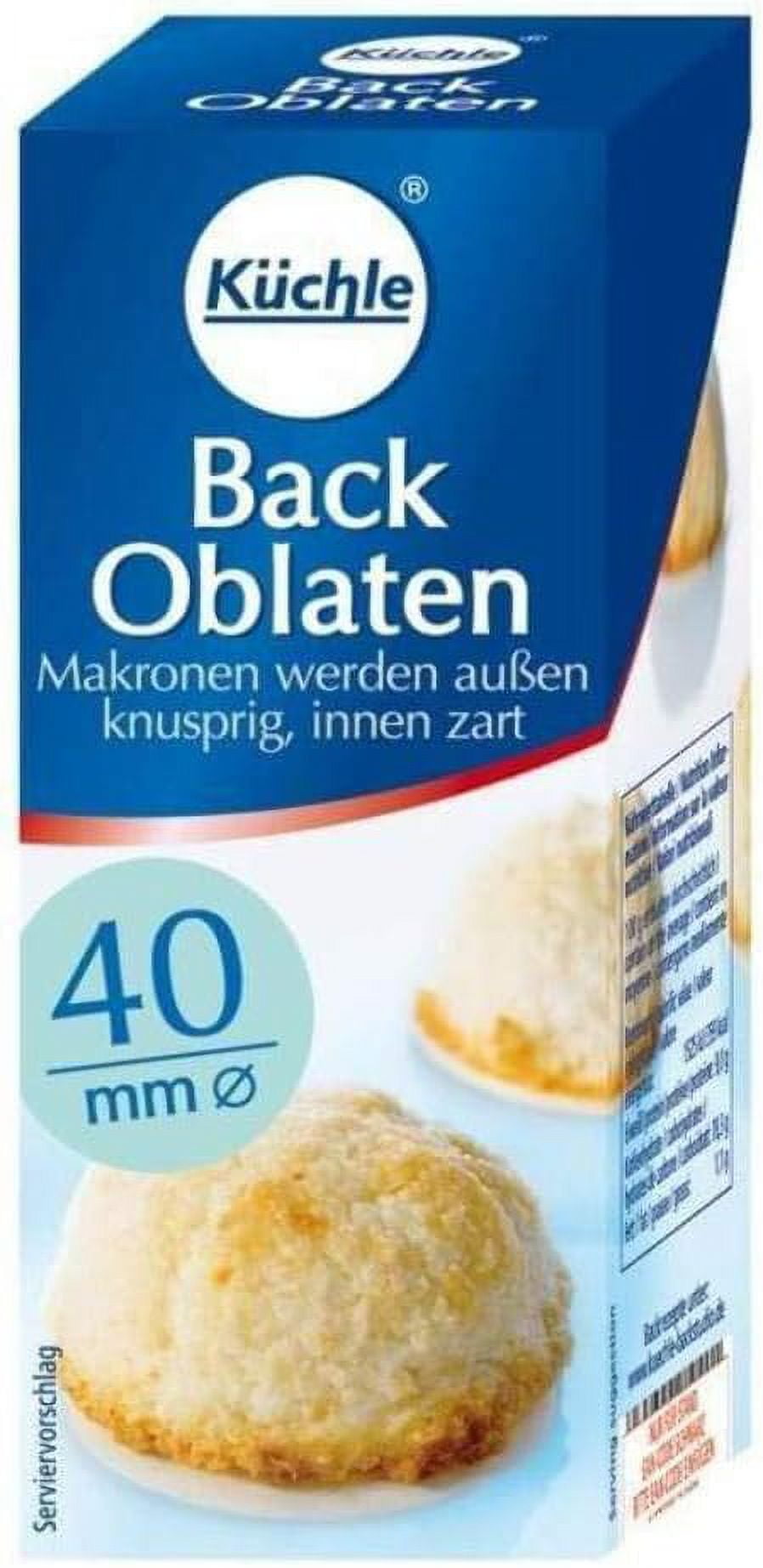 Kuchle German Back-Oblaten 40mm Baking Wafers — 100ct MADE IN GERMANY ...