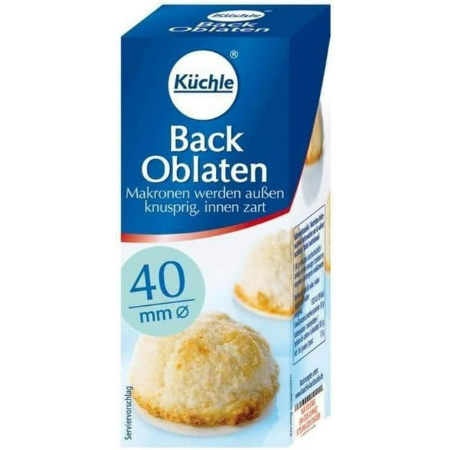 Kuchle German Back-Oblaten 40mm Baking Wafers — 100ct MADE IN GERMANY ...