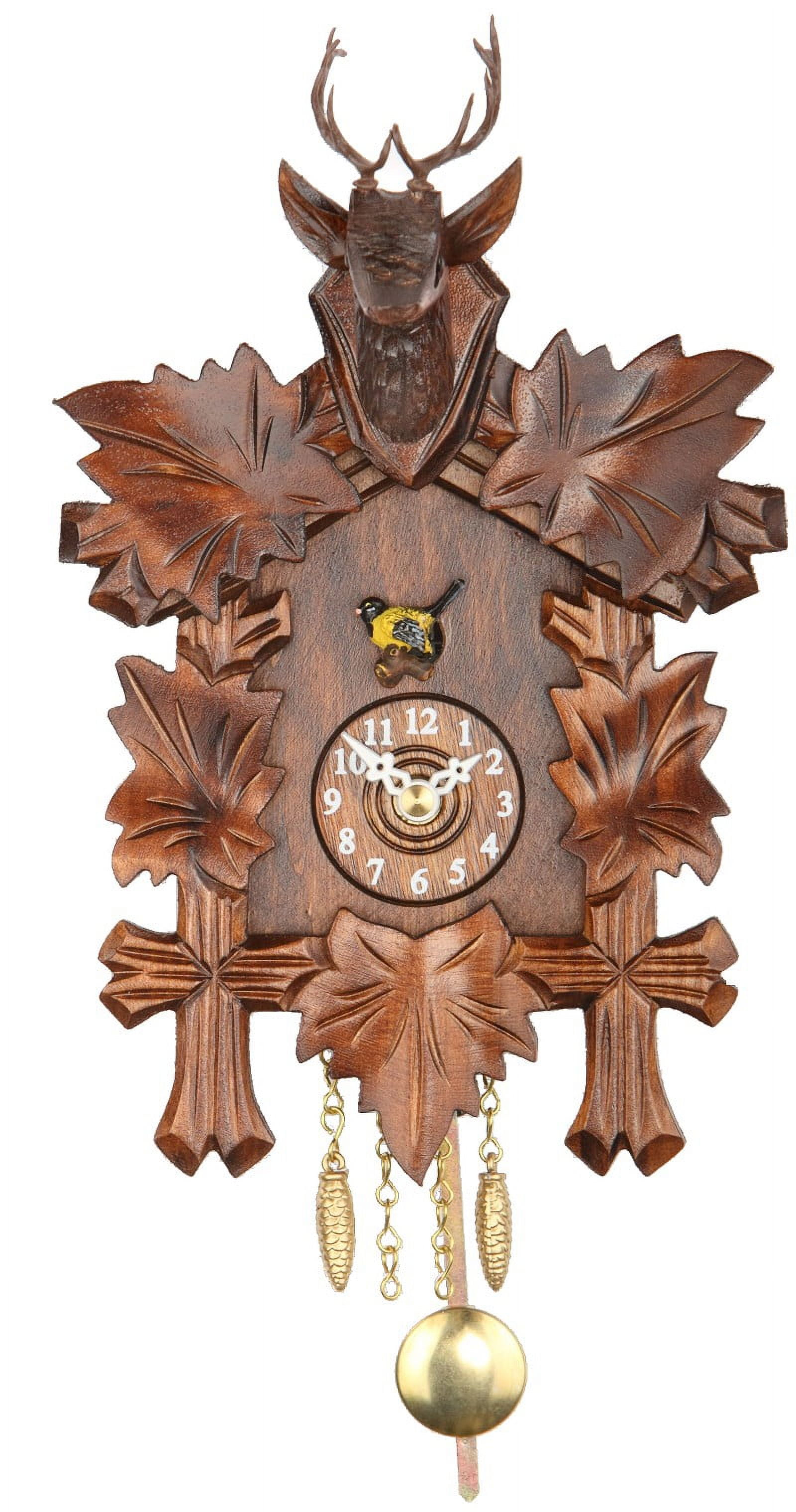 Kuckulino Black Forest Clock Black Forest House with quartz movement ...