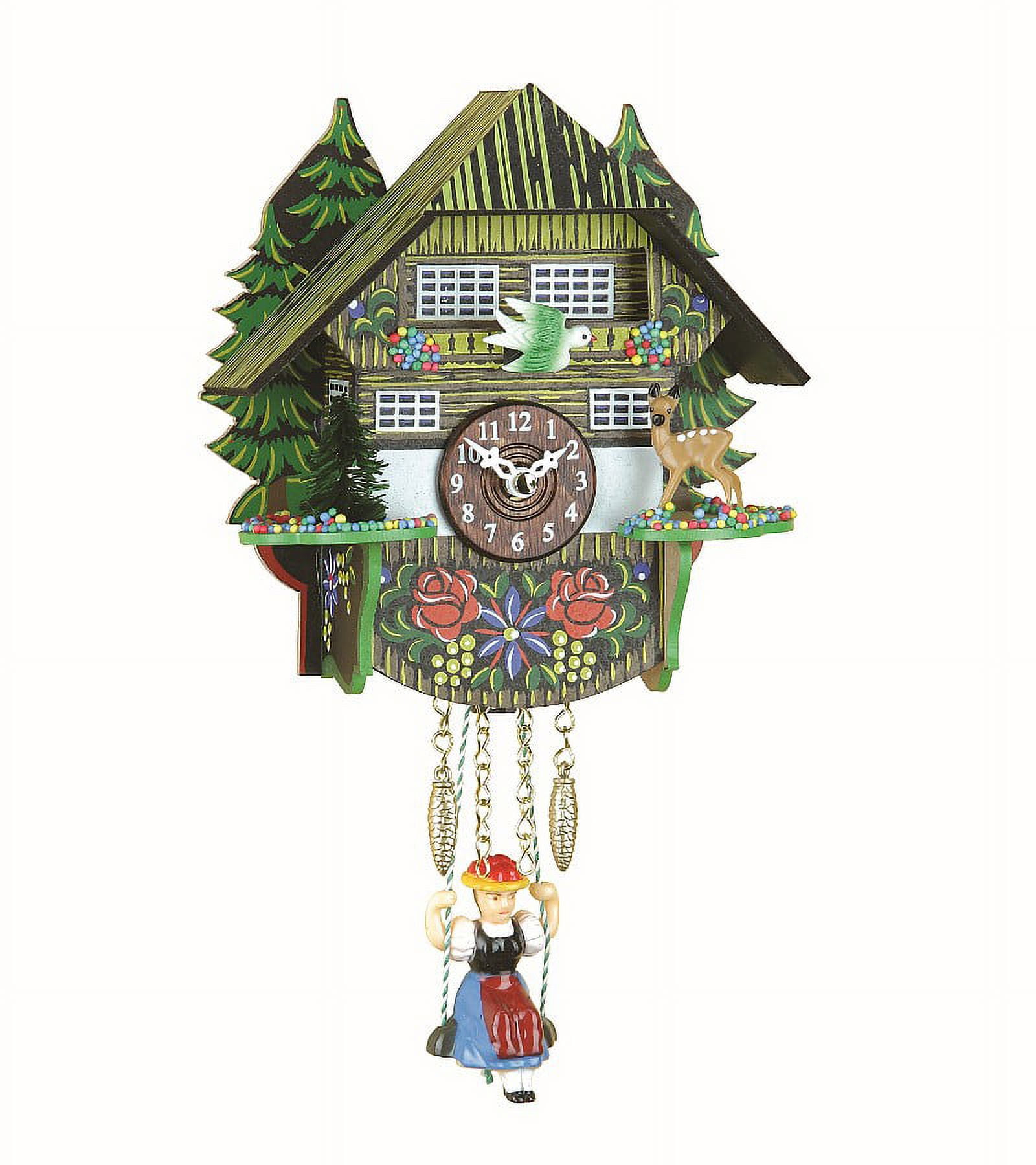 Kuckulino Black Forest Clock Black Forest House with quartz movement ...