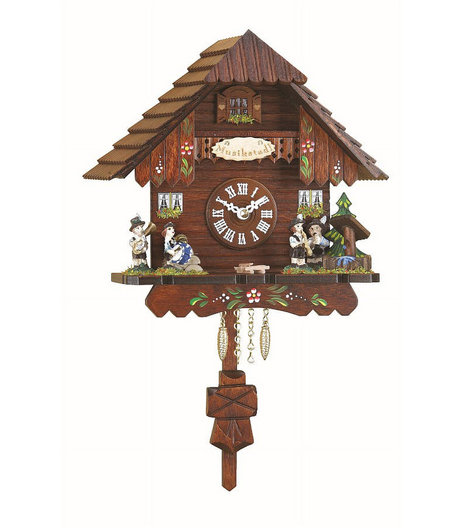 Kuckulino Black Forest Clock Black Forest House with quartz movement ...