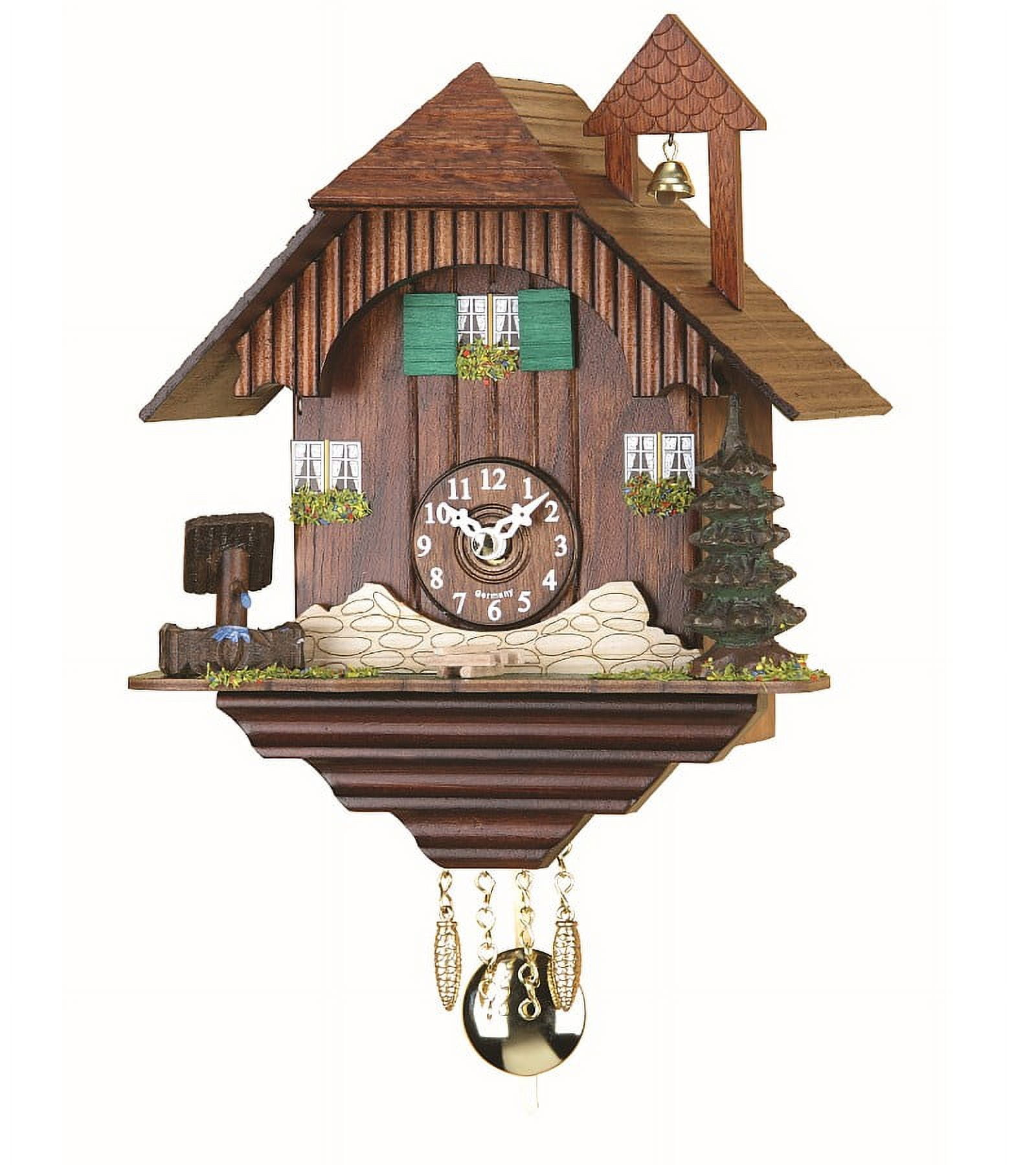 Kuckulino Black Forest Clock Black Forest House with quartz movement ...