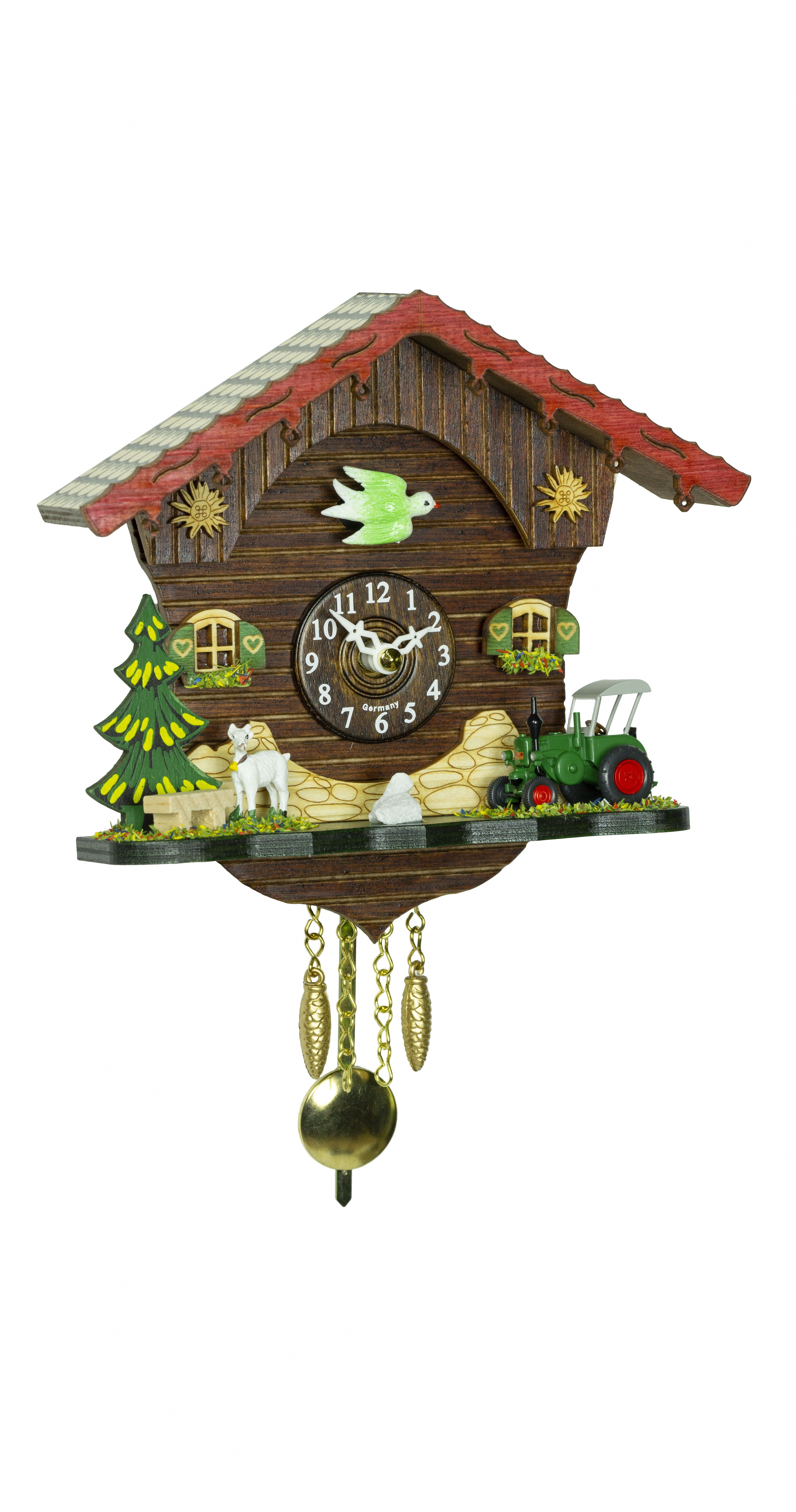 Kuckulino Black Forest Clock Black Forest House with quartz movement ...