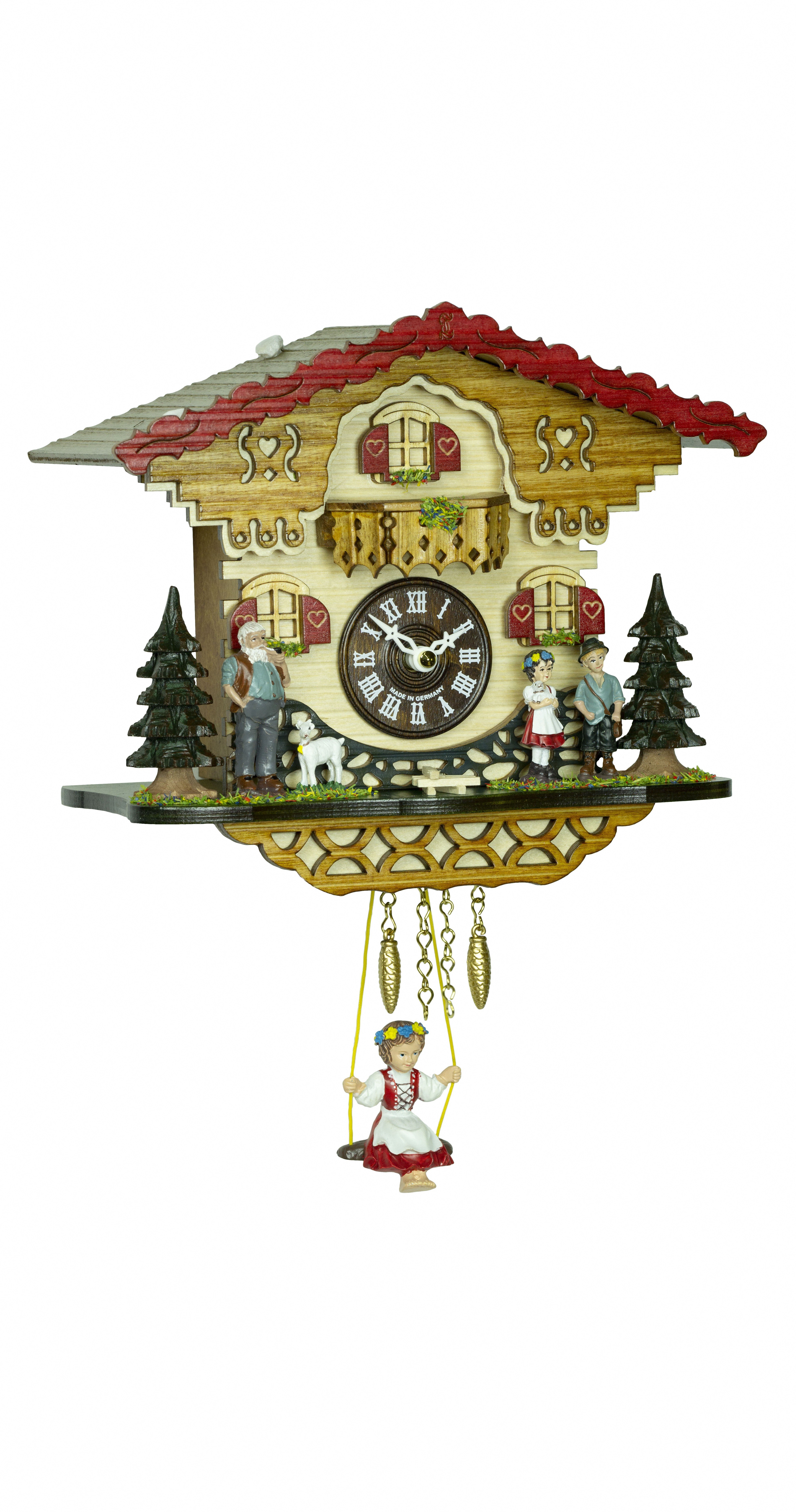 Kuckulino Black Forest Clock Black Forest House with quartz movement ...