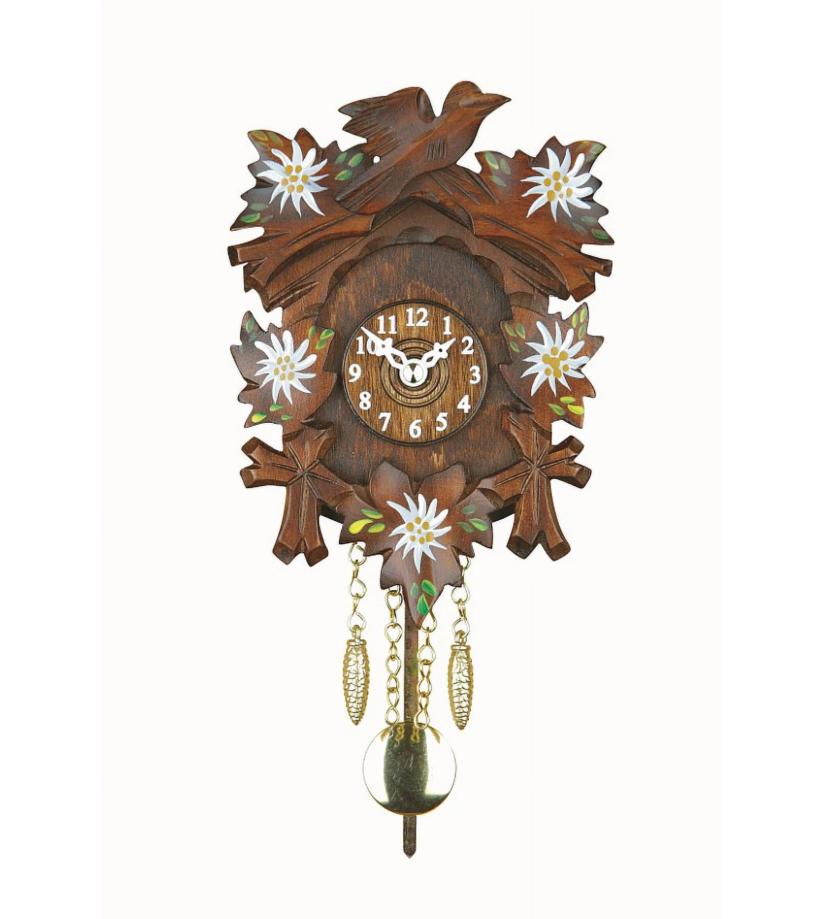 Kuckulino Black Forest Clock, Quartz Movement, Cuckoo Chime ...