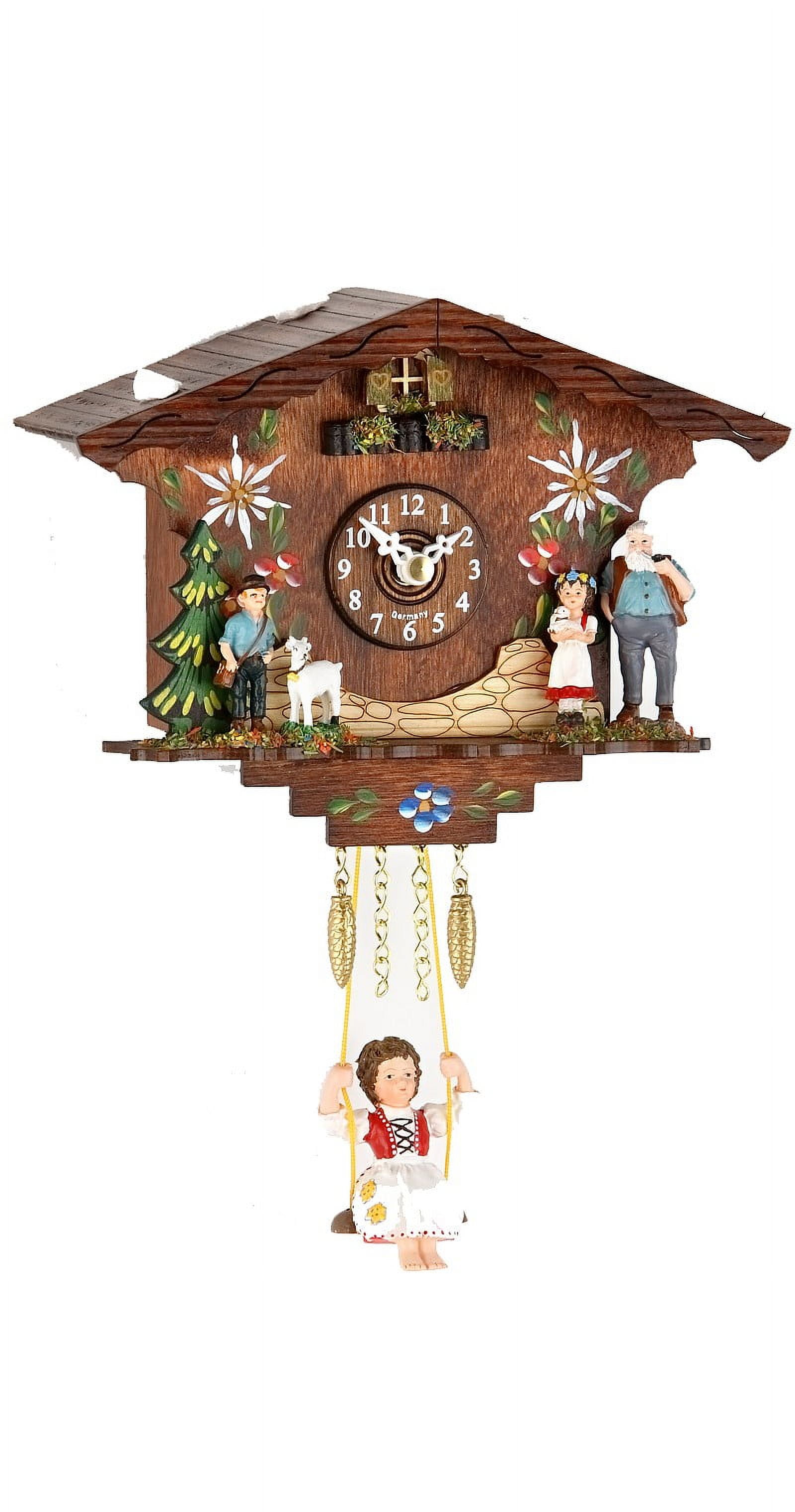 Kuckulino Black Forest Clock with quartz movement and cuckoo chime TU ...