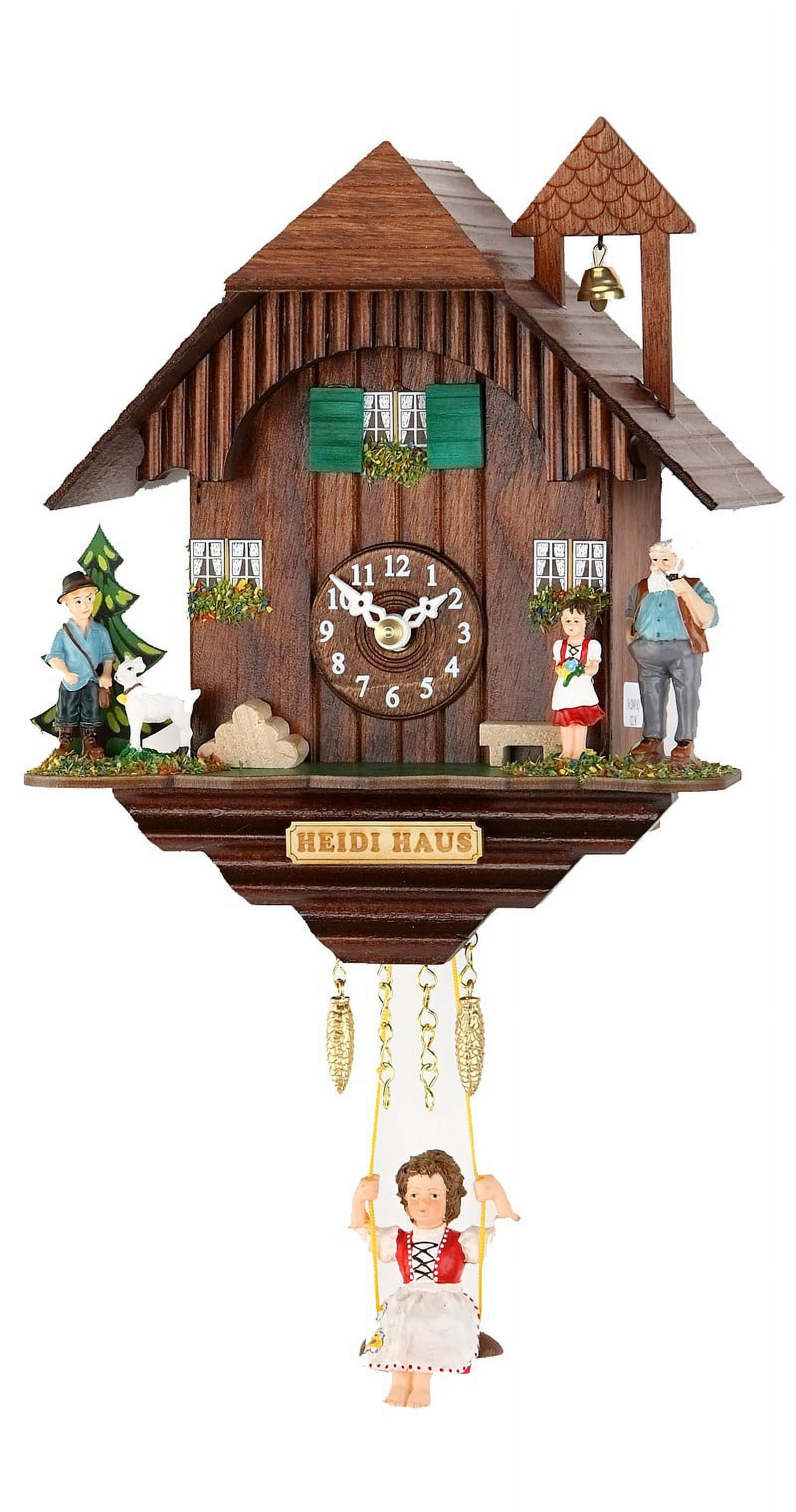 Kuckulino Black Forest Clock with quartz movement and cuckoo chime TU ...