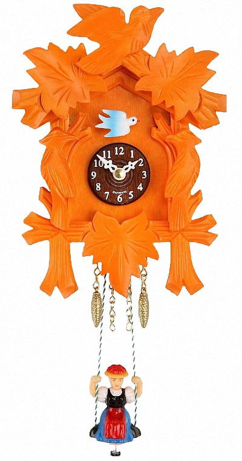 Kuckulino Black Forest Clock with quartz movement and cuckoo chime ...