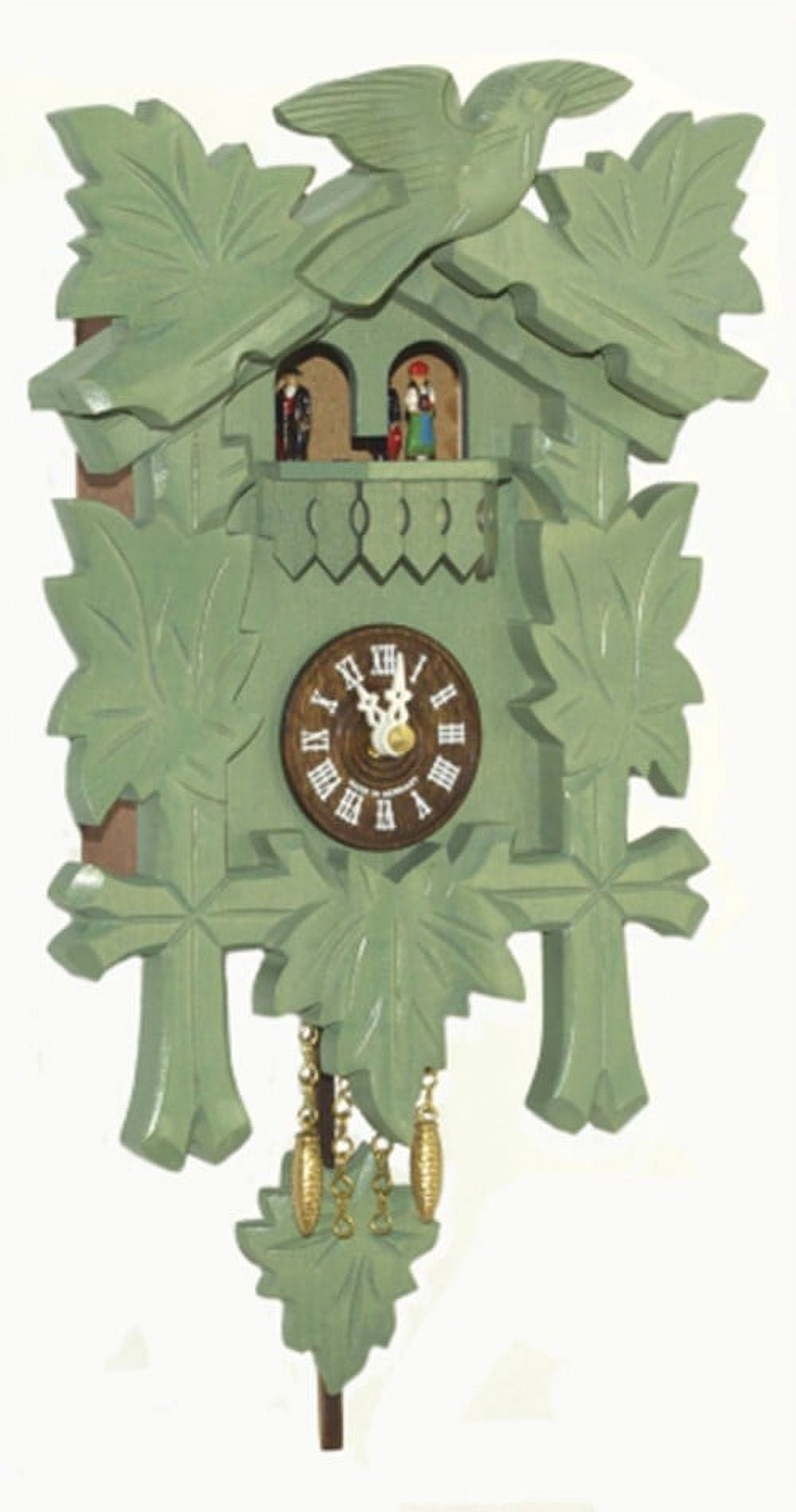 Kuckulino Black Forest Clock with quartz movement and cuckoo chime ...