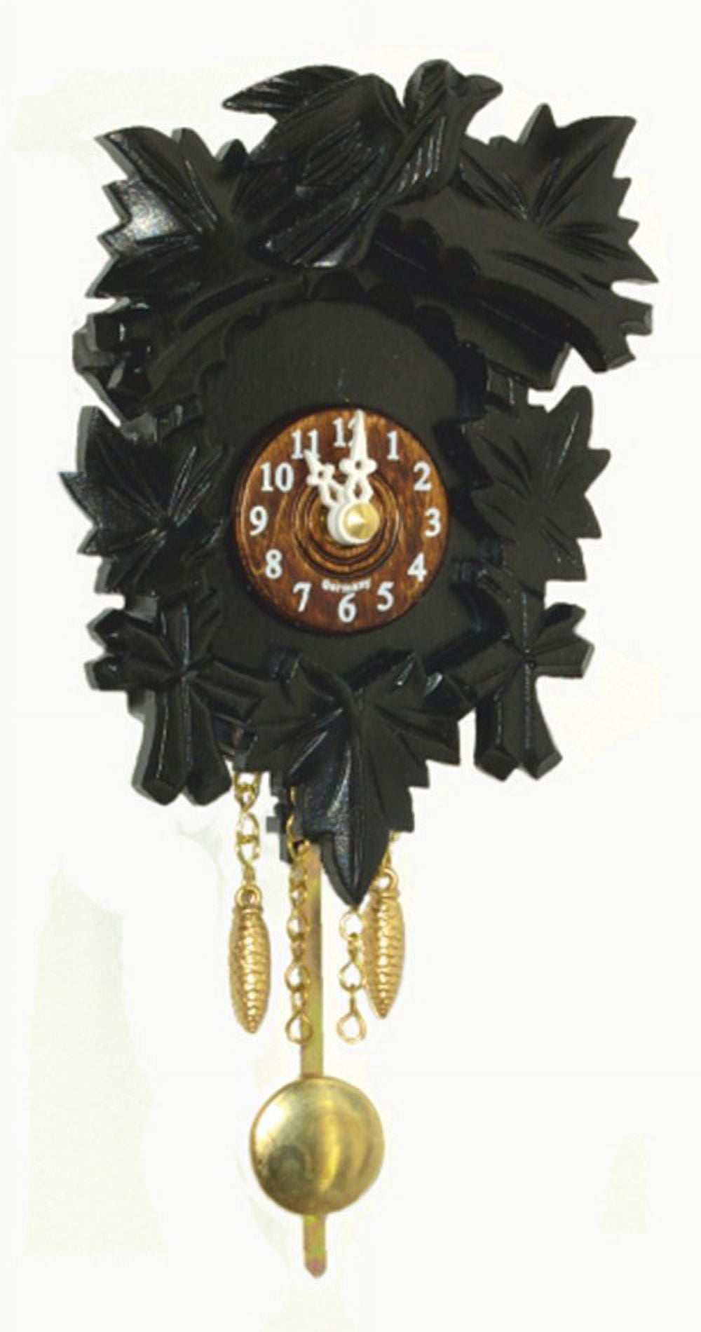 Kuckulino Black Forest Clock with quartz movement and cuckoo chime ...