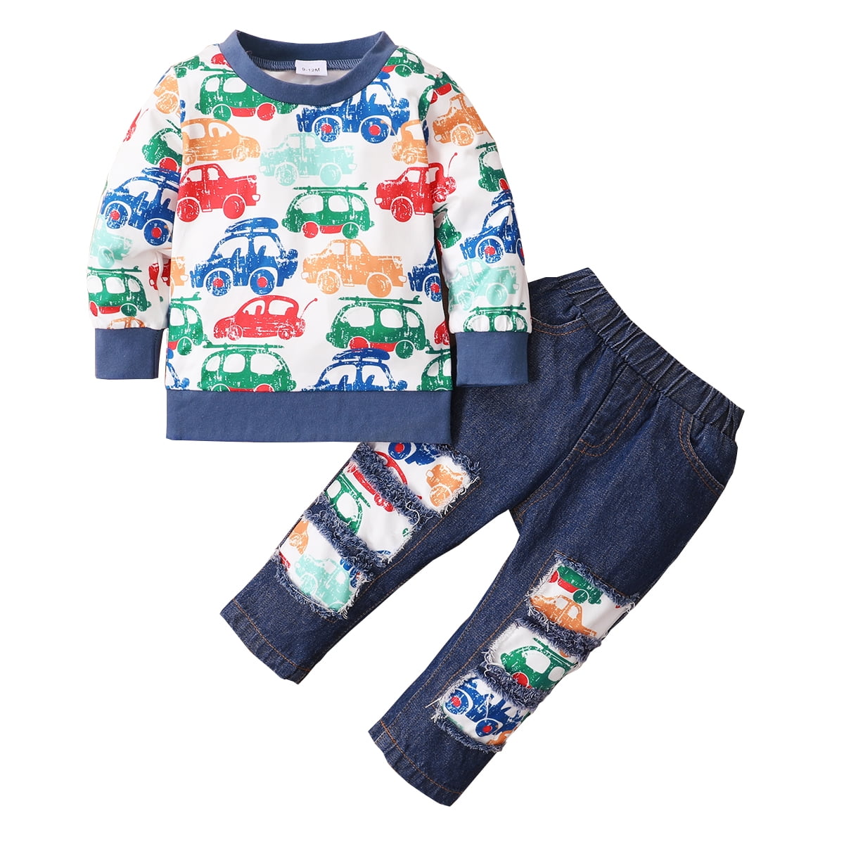 Kucnuzki 3T Toddler Boy Fall-Winter Outfits Pants Sets 4T Toddler Boy ...