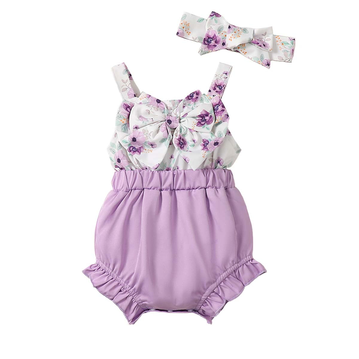 Kucnuzki Newborn Baby Girl Clothes 0 Months Summer Bodysuit 3 Months ...