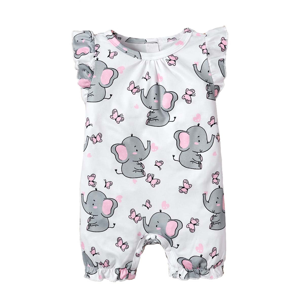 Kucnuzki Newborn Baby Girl Clothes 9 Months Summer Bodysuit 12 Months ...