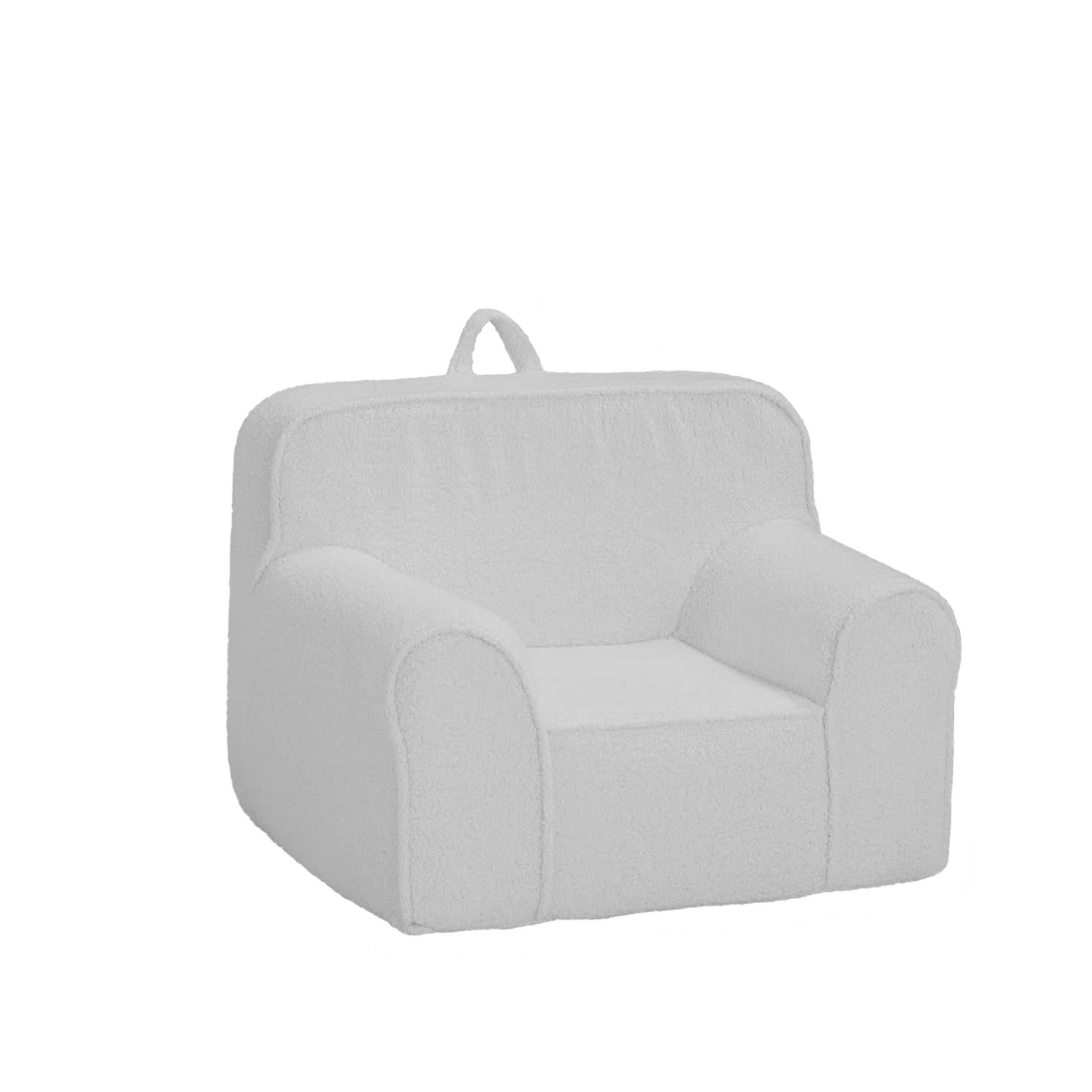 Kuddlez Kids' Foam Chair - White - Walmart.com
