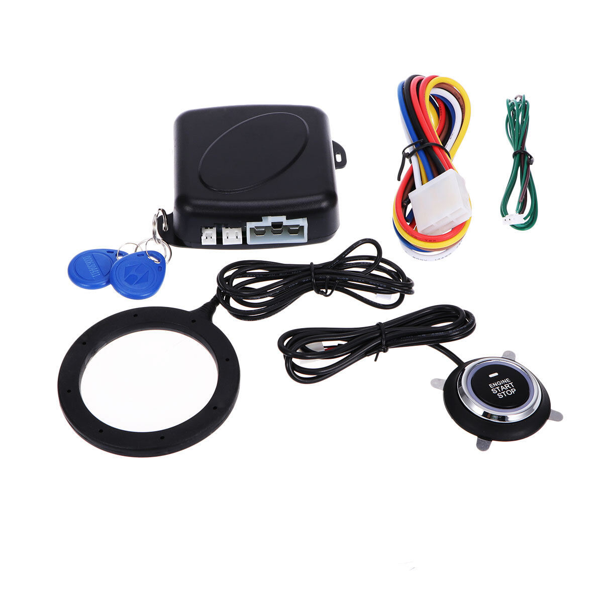 Kudiqi 12V Start Security System Intelligent RFID Key Lock Boot System ...