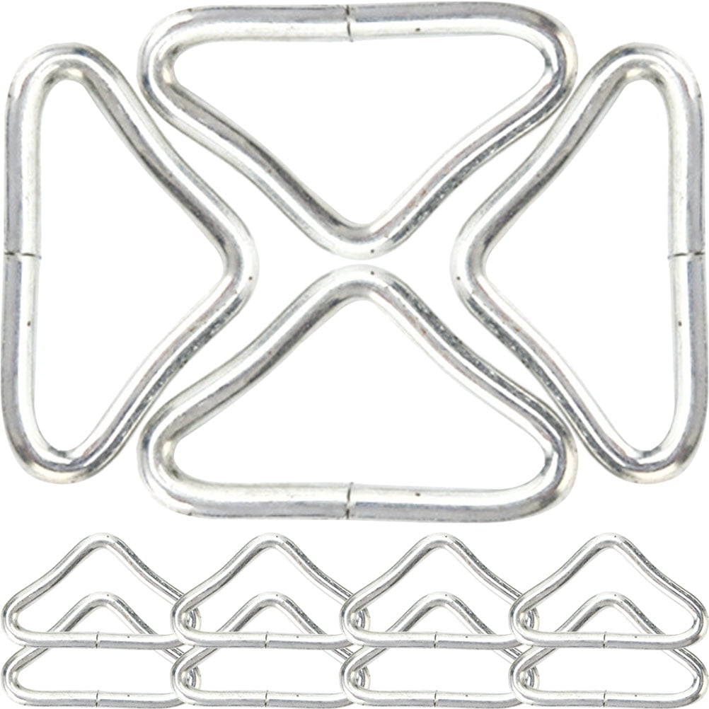 Kudiqi 30 Trampoline Triangle Buckles for Kids' Galvanized Steel ...