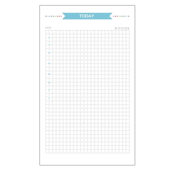 Kudiqi A5/A6 Binder Refill Lined/Graph Paper - 40 Sheets - Walmart.com