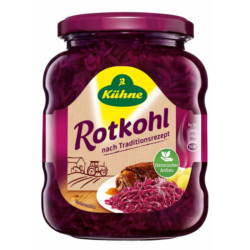 Kuehne Rotkohl (Red Cabbage) - Walmart.com