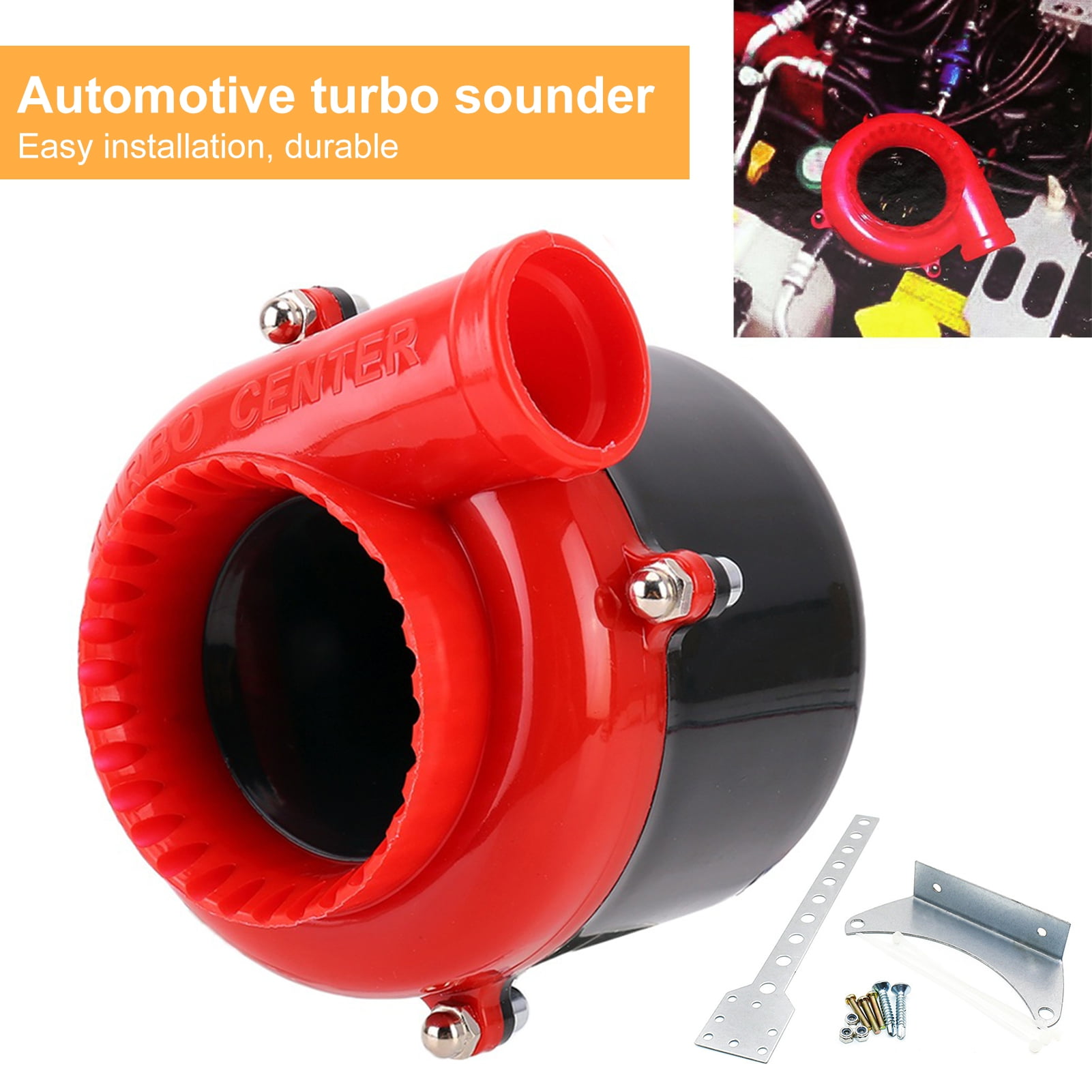 Kuervmo Car Turbo Sounder Whistle Universal Electric Fake Turbo Relief ...