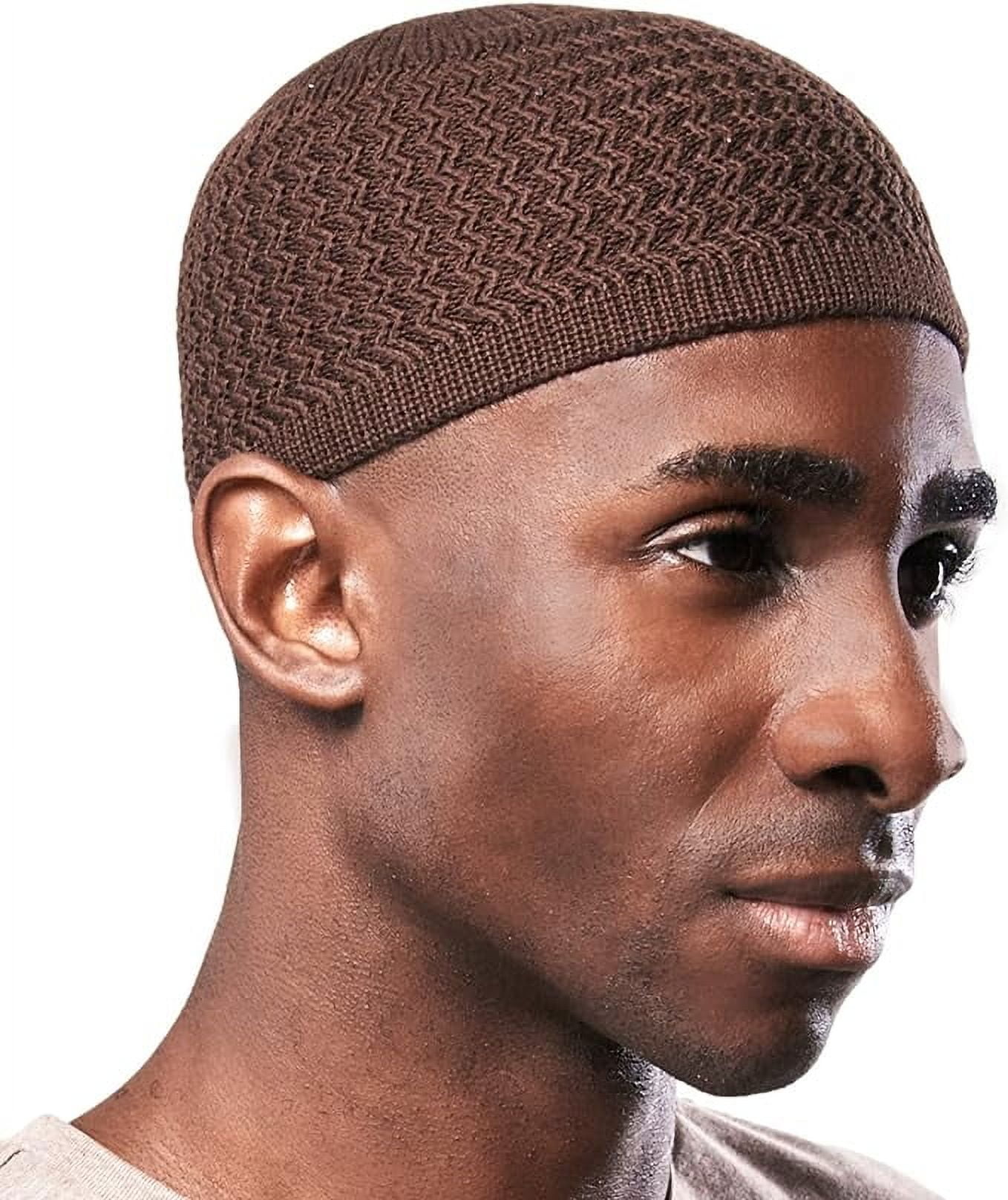 Kufi Hat - Kufi Hats for Men Muslim, Turkish Kufi Cap - Walmart.com