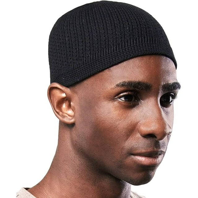 Kufi Hat - Kufi Hats for Men Muslim, Turkish Kufi Cap - Walmart.com
