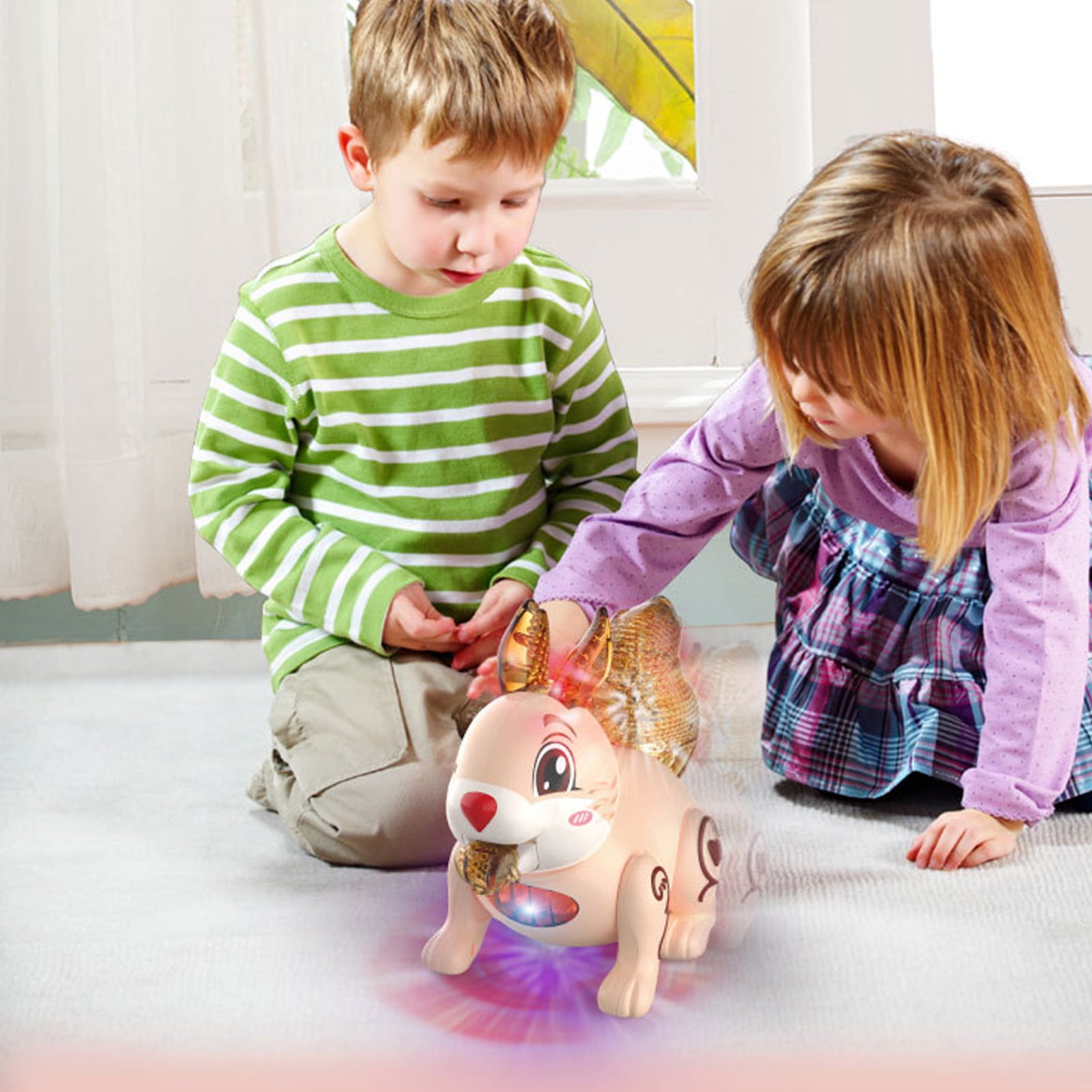 Kugachren Dance Educational Doll Walking Cute Lighting Music Robot Toys ...