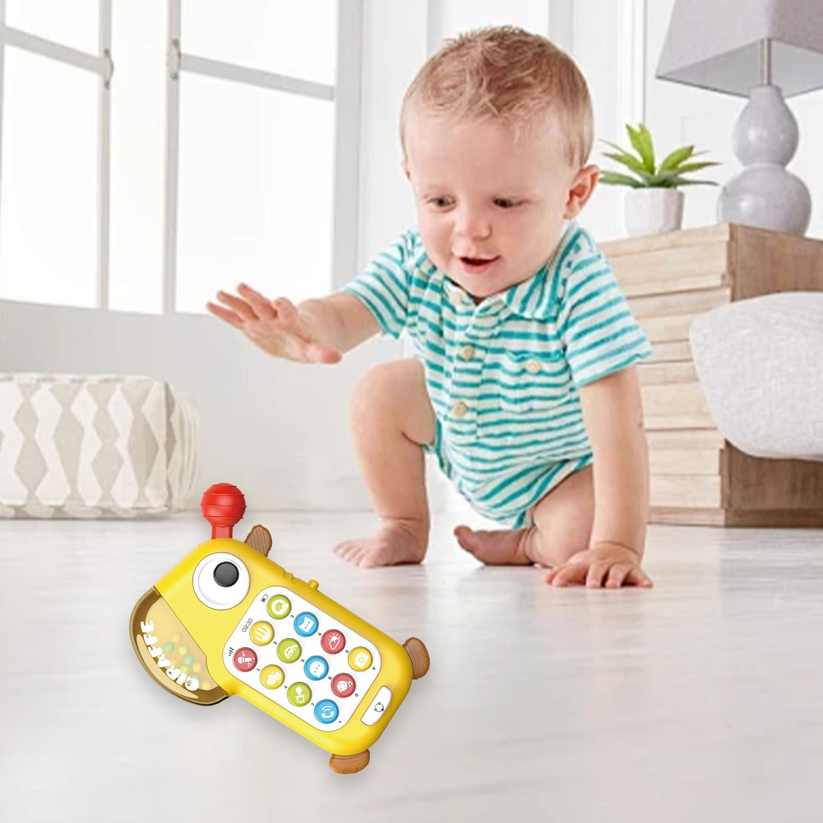 Kugachren Clearance Interactive Baby Cell Phone Toy Sensory Learning ...