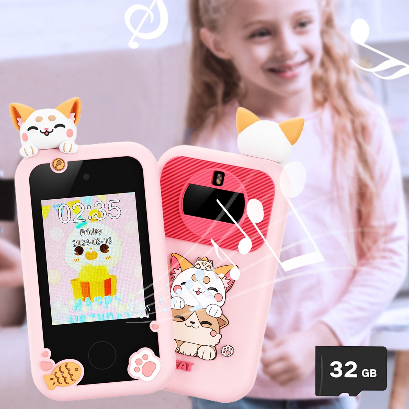 Kugachren Clearance Kids Toy Screen Hd Camera Smartphone, Gifts and ...
