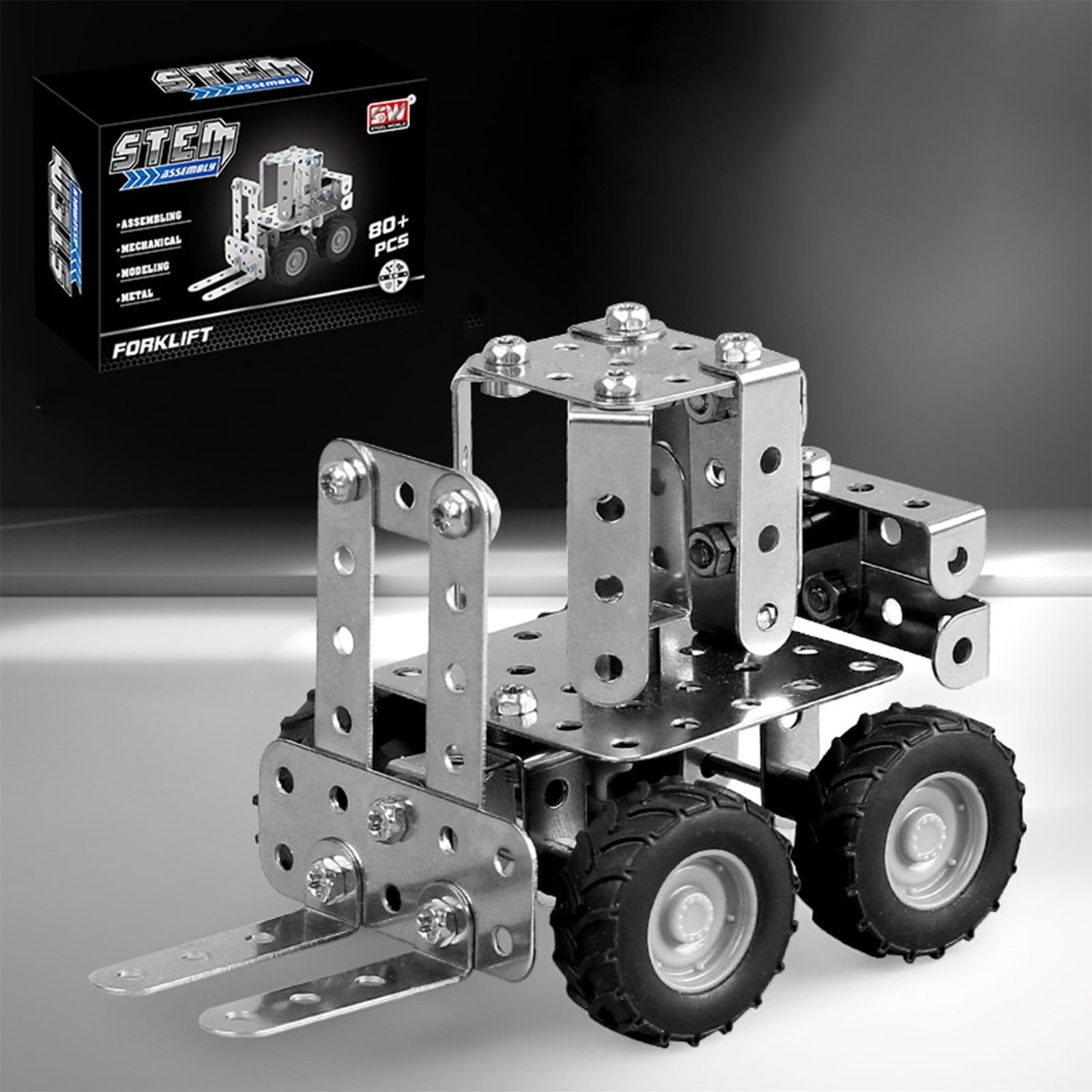 Kugachren Metal Assembled Engineering Vehicle Screw Tightening Toy ...