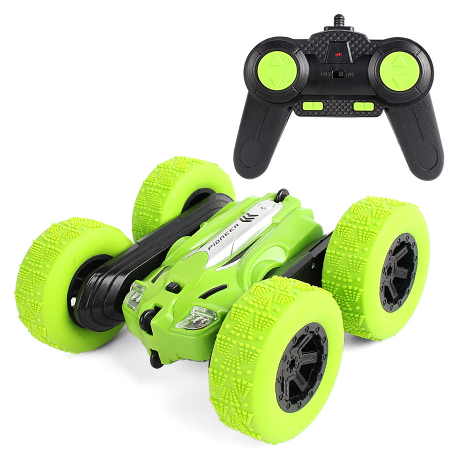 Kugachren Clearance Rollover Car Stunt Remote Control Car Glowing ...