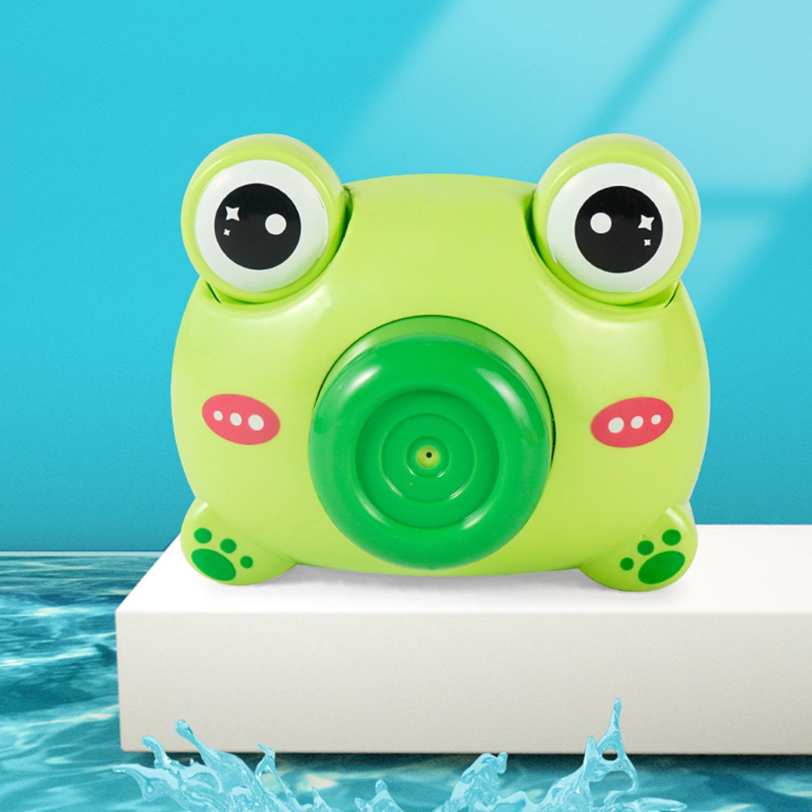 Kugachren Gift Children Cute Frog Water Jet Camera Water Gun Toy Send ...