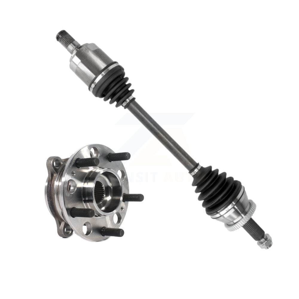 Kugel Front Left (Driver Side) CV Axle Drive Shaft and Complete Wheel ...