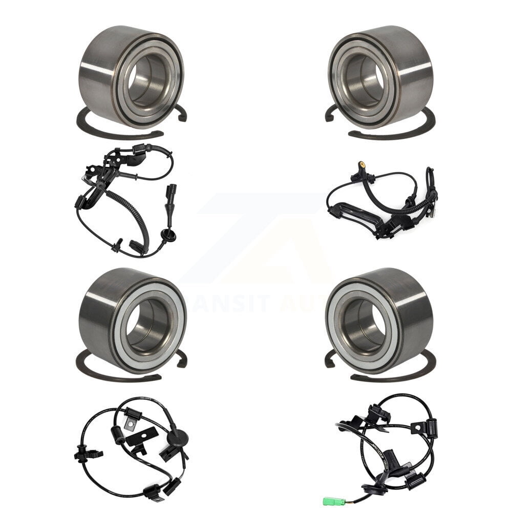 Kugel Front Rear Wheel Bearing and ABS Sensor Kit (8Pc) for Car 2009 ...