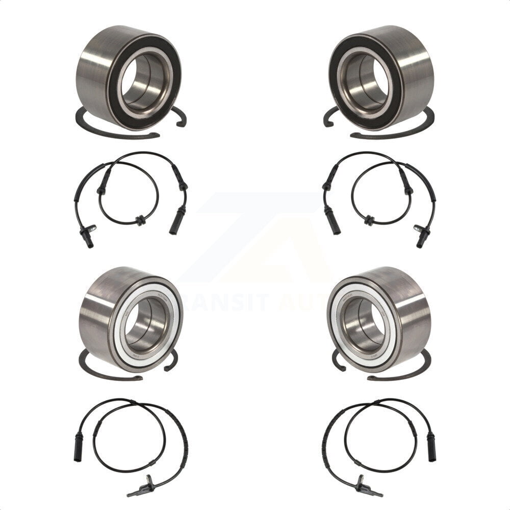Kugel Front Rear Wheel Bearing and ABS Sensor Kit for Car BMW 328i ...