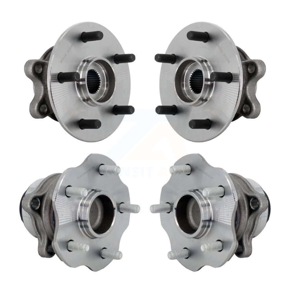 Kugel Front Rear Wheel Bearing & Hub Assembly Kit for Car 2020-2024 Toyota Highlander FWD - Left ...