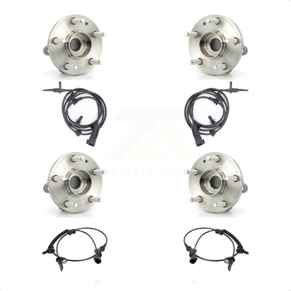 Kugel Front Rear Wheel Hub Bearing and ABS Sensor Kit for Car Ford ...