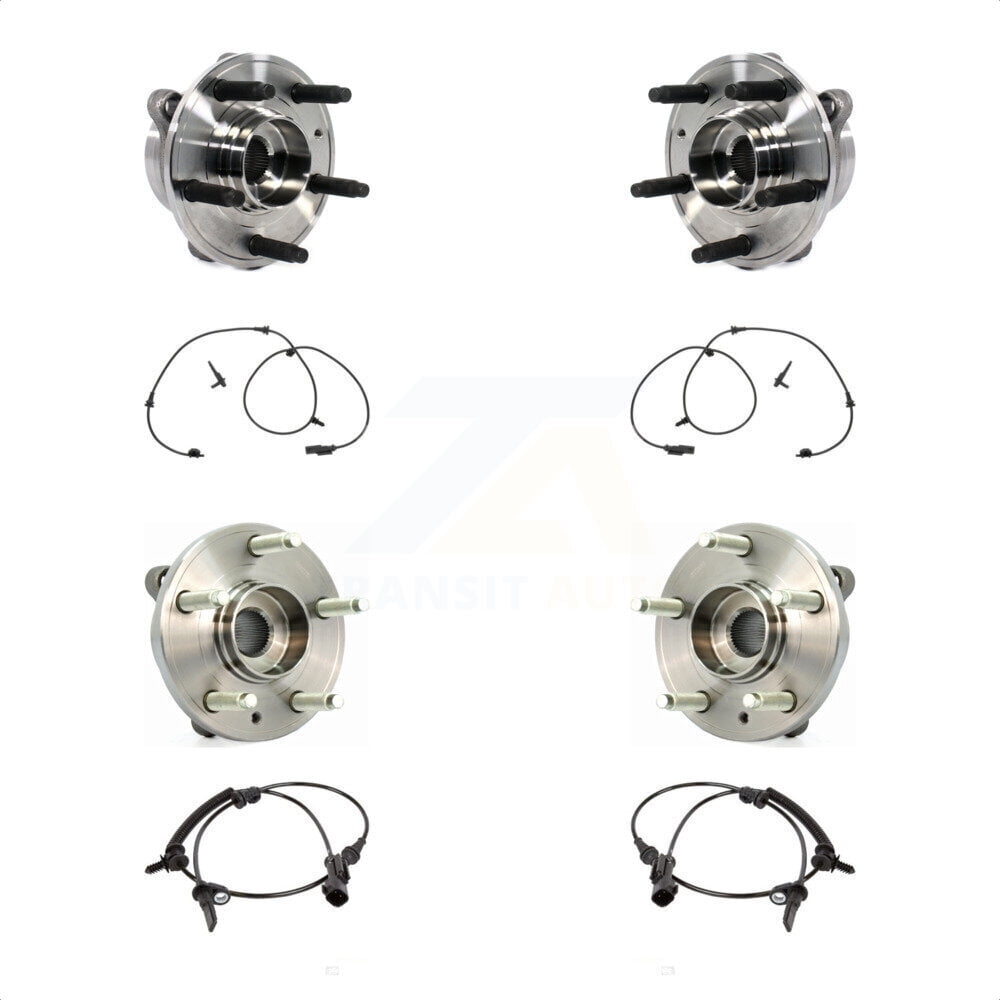 Kugel Front Rear Wheel Hub Bearing and ABS Sensor Kit for Car Ford ...