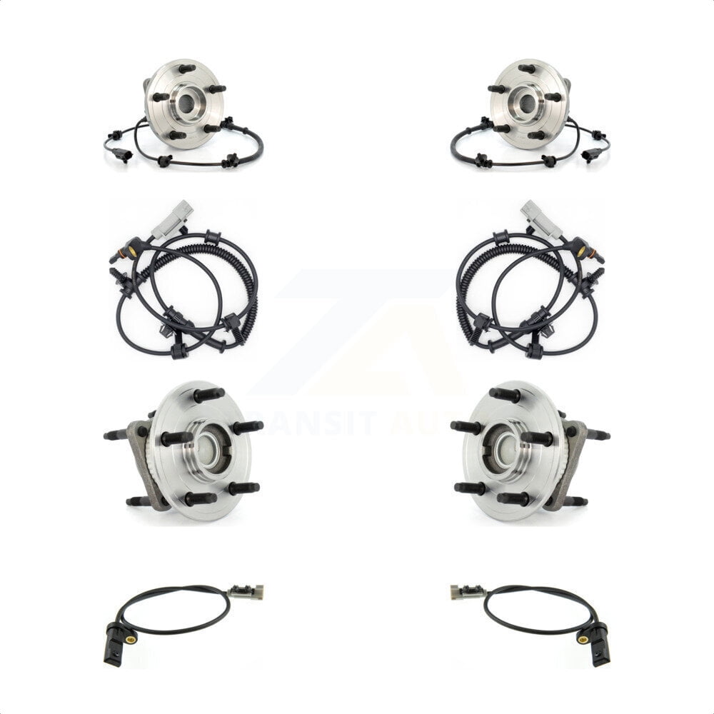 Kugel Front Rear Wheel Hub Bearing and Extra ABS Sensor Kit for Car ...
