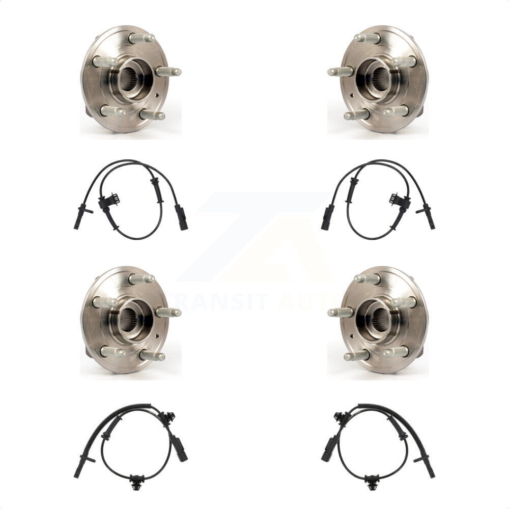 Kugel Front Rear Wheel Hub Bearing and ABS Sensor Kit for Car Chevrolet ...