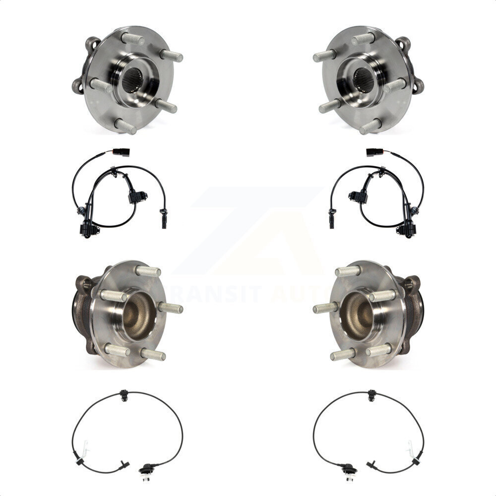 Kugel Front Rear Wheel Hub Bearing and ABS Sensor Kit for Car Mazda CX ...