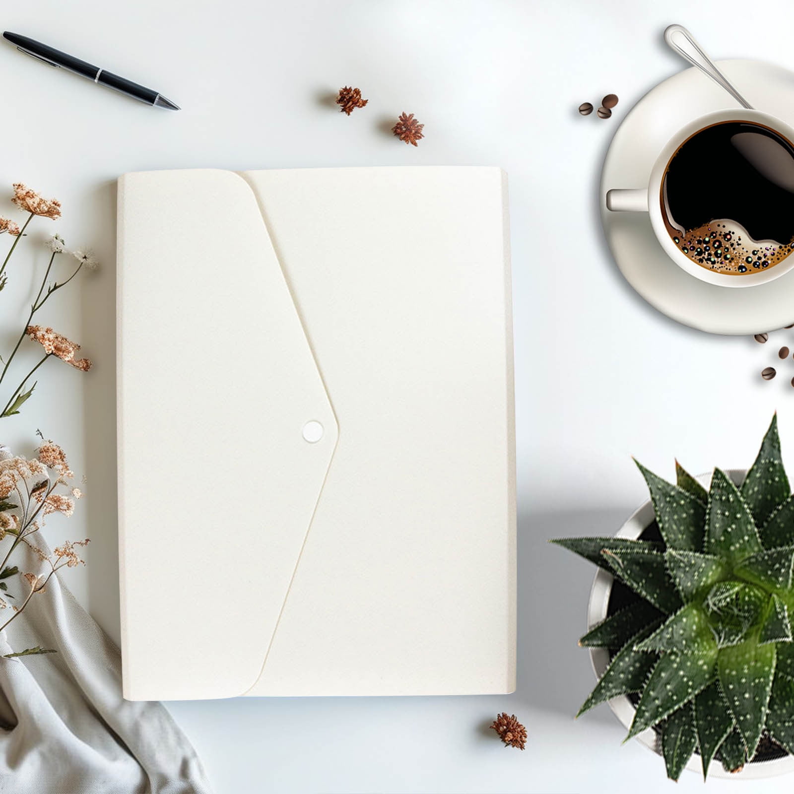 Kugisaki A4 File Folders Organ File Bag, 2Multi-Layer Horizontal ...