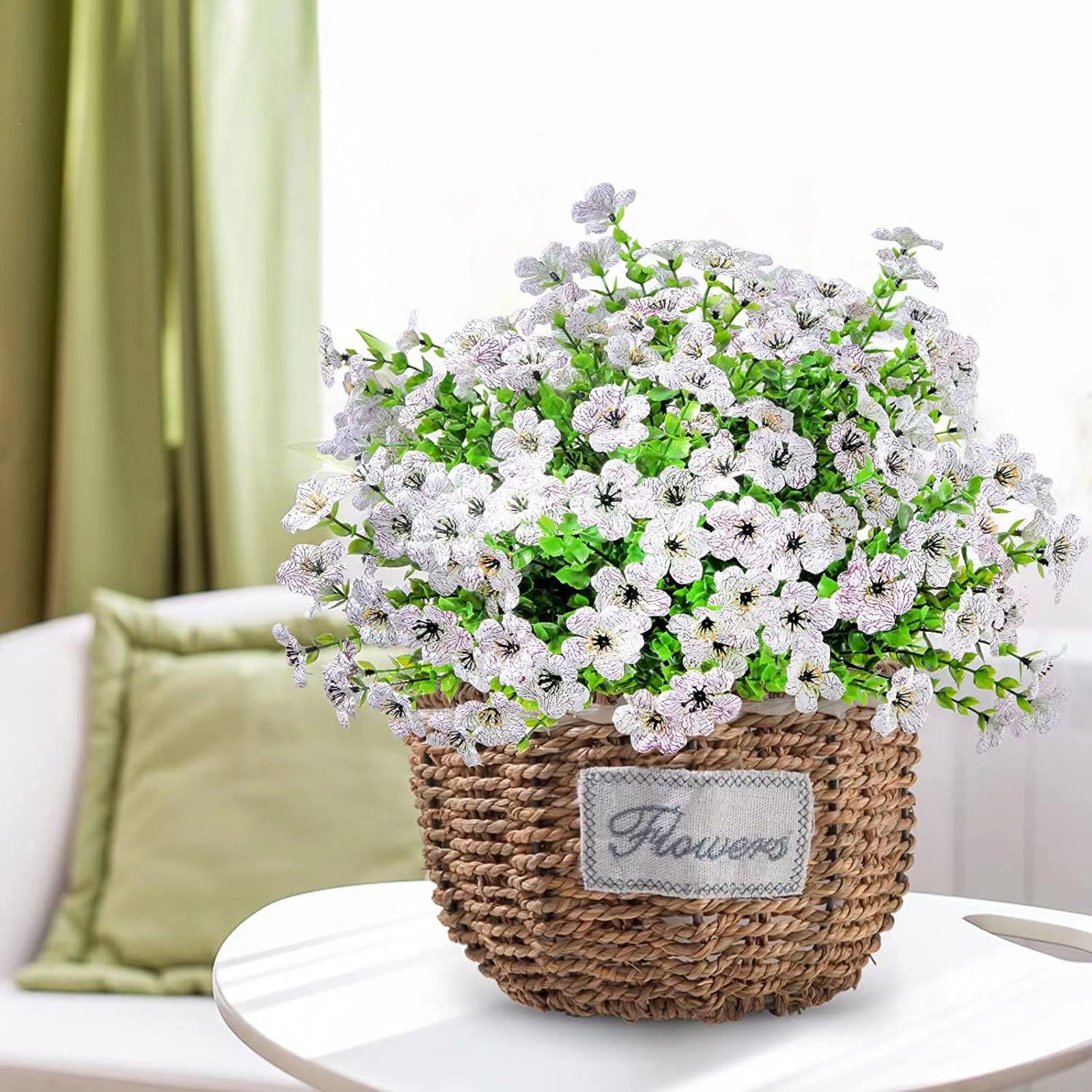 Kugisaki Artificial Hanging Flowers Hanging Basket Flowers Hanging ...