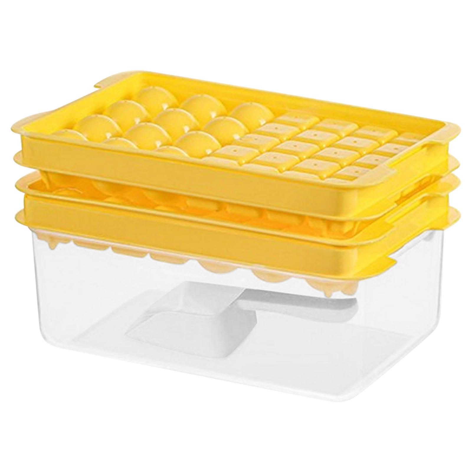 Kugisaki Clearance Ice Tray Double Layer Ice Compartment Household Food ...