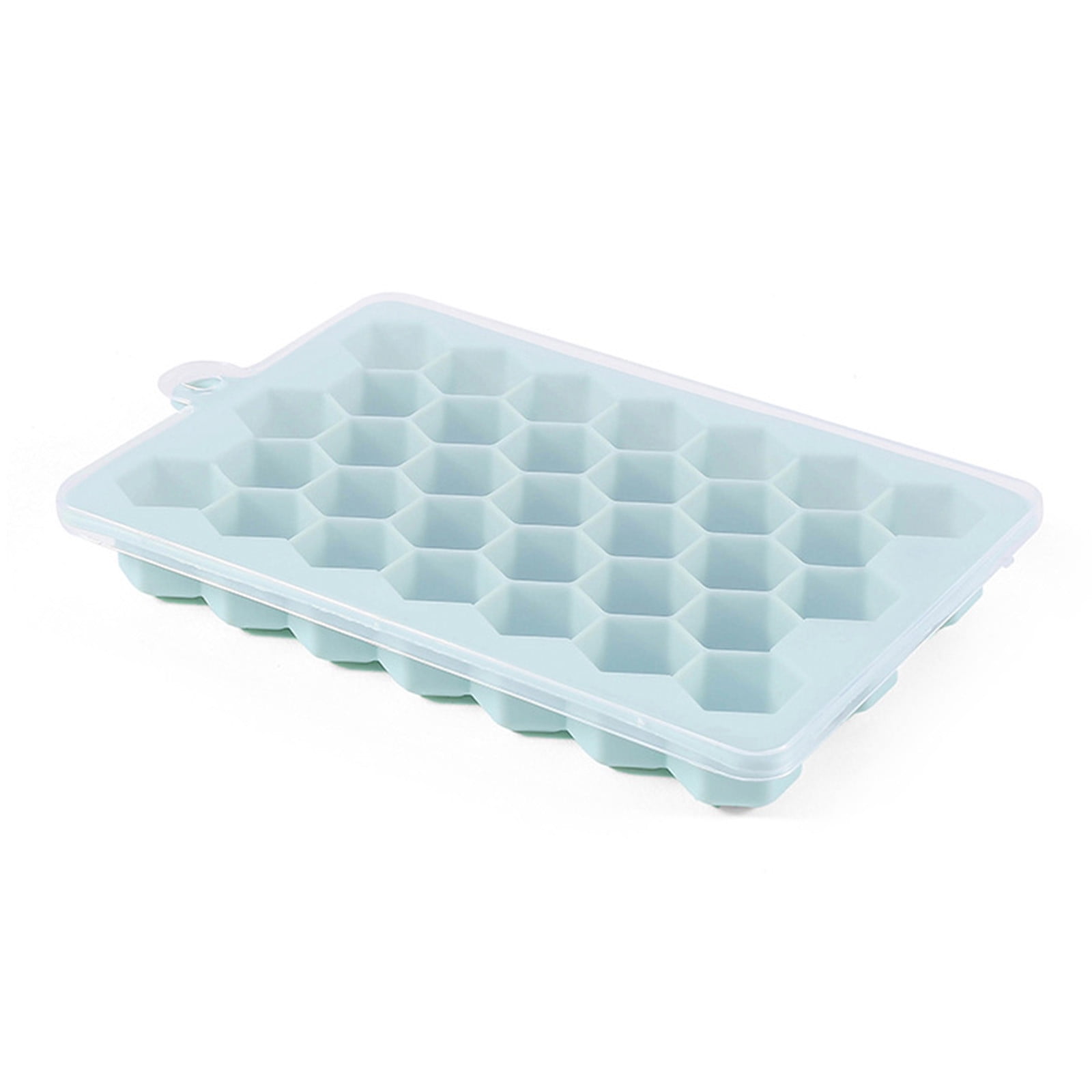 Kugisaki Clearance Ice Tray Ice Cube-Tray Mould with Lid Honeycomb ...