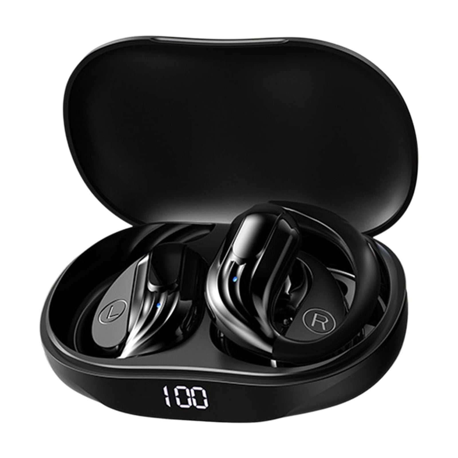 Kugisaki Hanging Style Wireless Earbuds Bluetooth 5.4 Earphones High ...