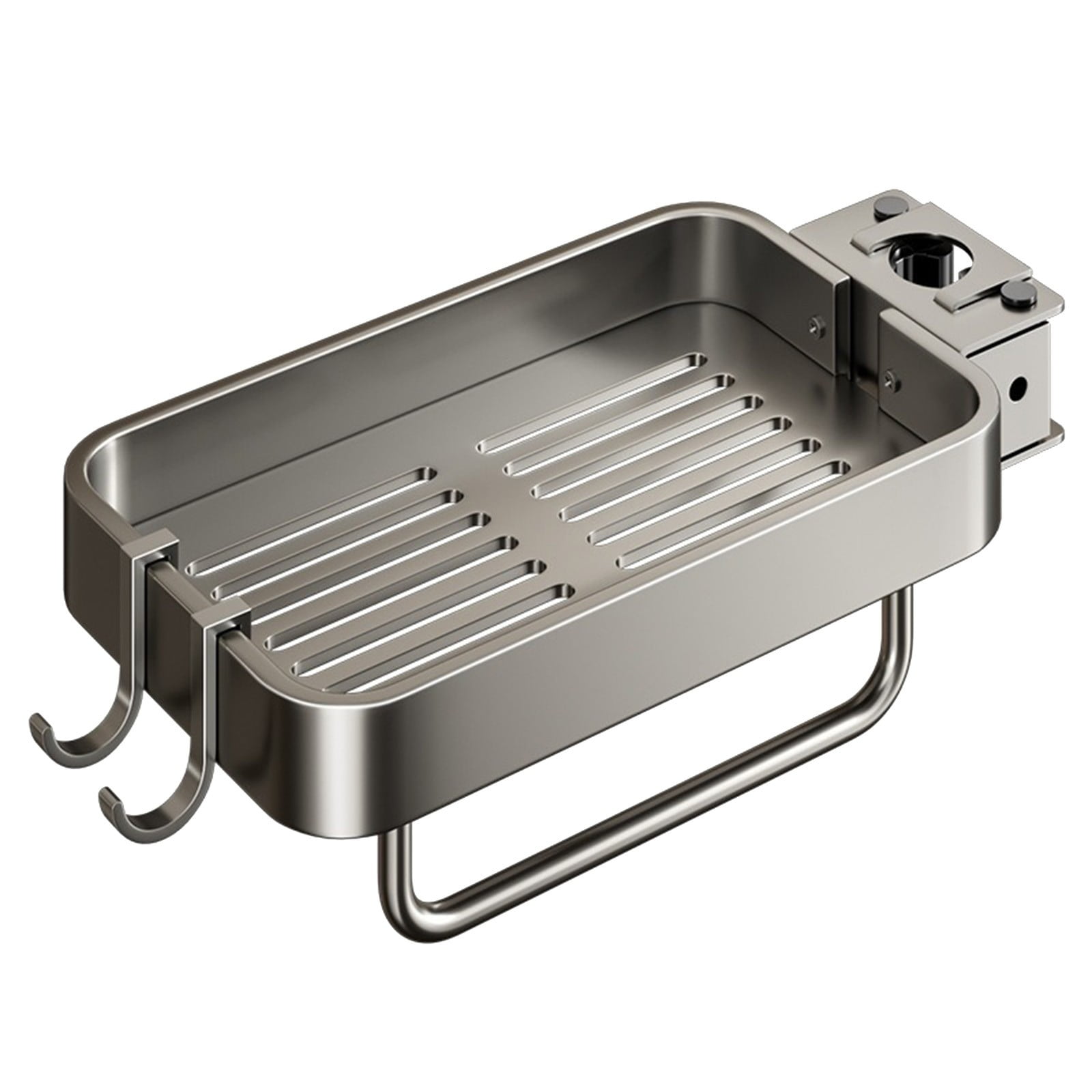 Kugisaki Kitchen Faucet with Rod Shelf Sink Dishwashing Sink Rag Steel ...