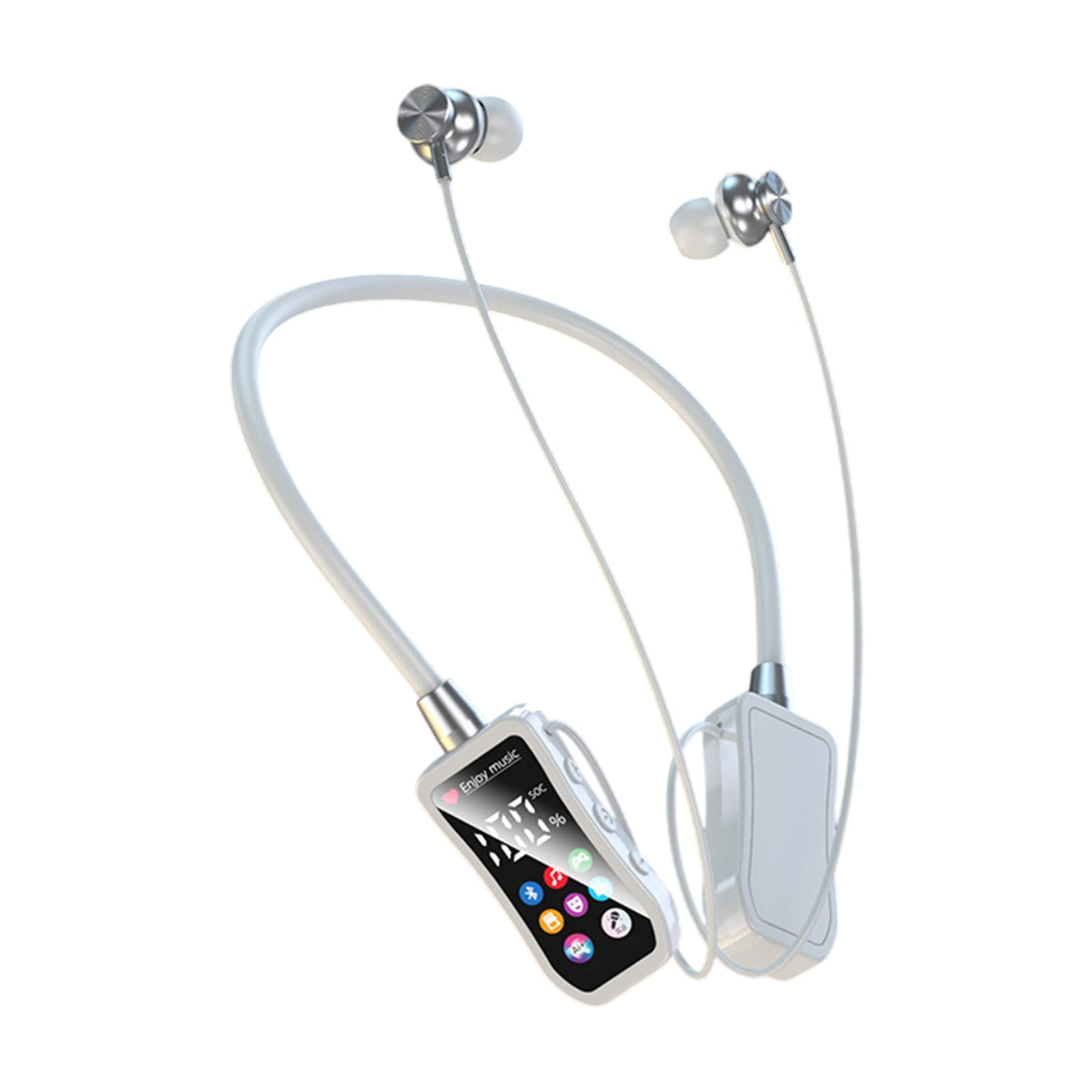 Kugisaki Neck Mounted Wireless EarBuds Bluetooth 5.4 Intelligent ...