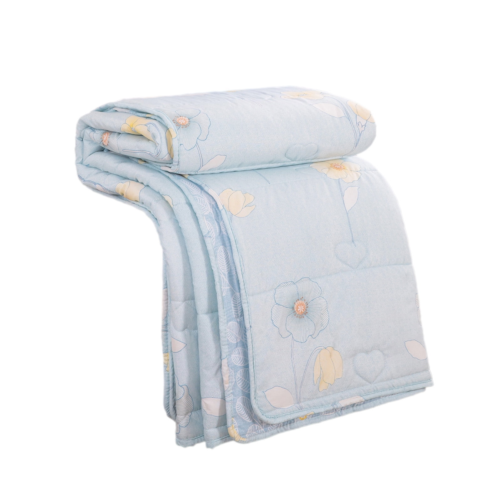 Kugisaki Quilted Washed Summer Cooler Quilt Conditioner Napping Quilt - Walmart.com